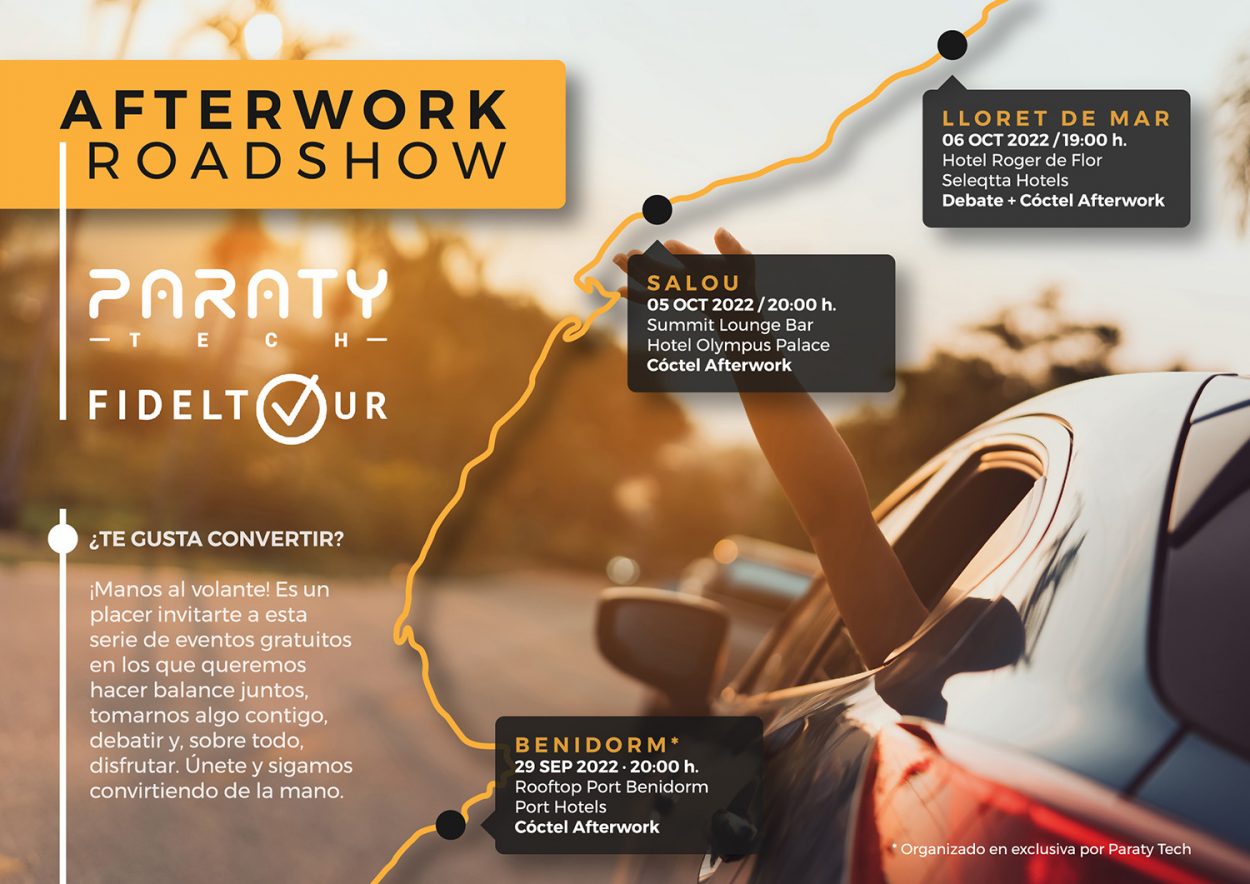 Roadshow Paraty Tech y Fideltour: eventos afterwork gratuitos para ...
